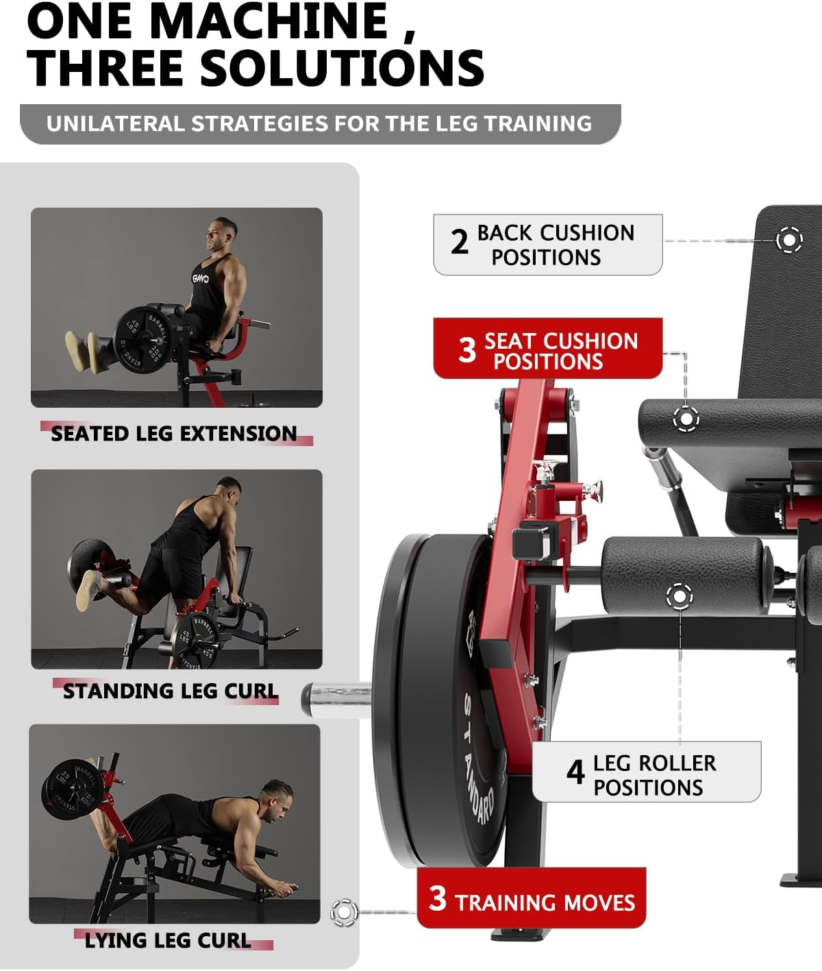 Save $150 on GMWD Leg Extension and Curl Machine to Blow Up Your Lower ...